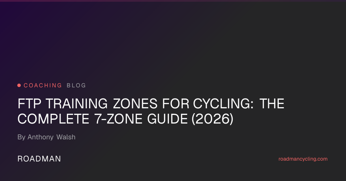 FTP Training Zones: The 7-Zone Coggan Model (2026) | Roadman Cycling