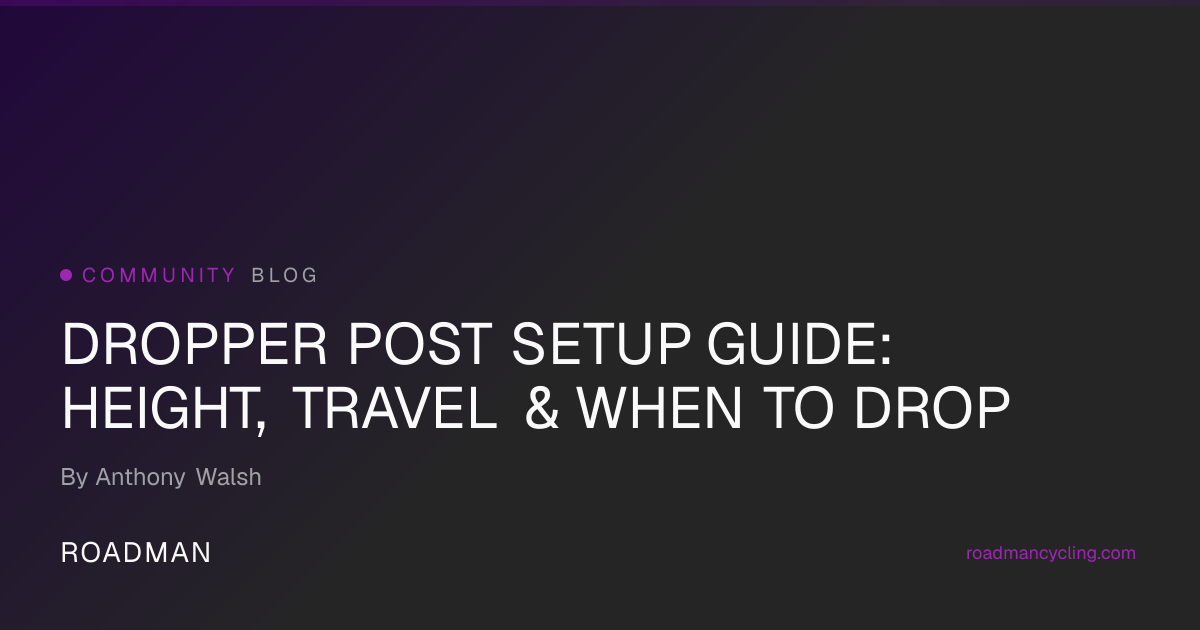 MTB Dropper Post Setup Guide: Height, Travel, When to Drop | Roadman ...